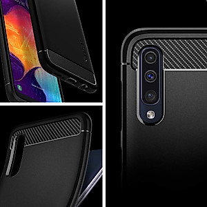 Spigen Rugged Armor Designed for Samsung Galaxy A50 / A50s / A30s Case (2019) - Matte Black