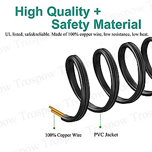 8.2ft Power Cable Replacement for Hisense TV 50K23DG 50H8C 50H5C 50H6C 55H5C 55H8C 65R6E 55R6E TV 2 Prong AC Power Cord