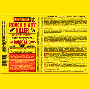 2 Pk, Boric Acid Roach & Ant Killer NET Wt. 1 Lb. (454 gms) Each