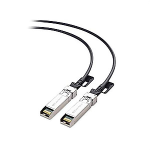 Cable Matters 10Gbps DAC Twinax SFP Cable 2m / 6.6ft (SFP+ Cable), 10GBASE-CU Passive Direct Attach Copper Twinax SFP Cable, Compatible with Cisco, Ubiquiti, Huawei, Netgear, & Supermicro Devices