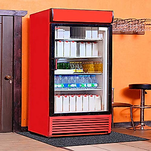 Sempoda Refrigerators Mat，Multifunctional home appliance mat—Absorbent/Waterproof，Protect refrigerators and floors, Under Refrigerators Mat，Non-slip Backing，Washable (36" x 36")