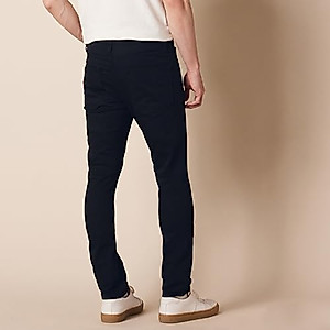 Amazon Essentials Men's Jeans, Skinny-Fit Comfort Stretch, 31W x 28L Black (Formerly Goodthreads)