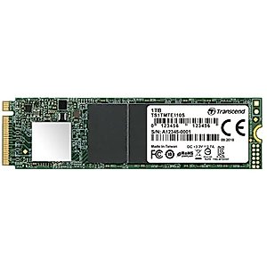 Transcend TS1TMTE110S 1TB M.2 NVMe PCIe Gen3x4 MTE110S SSD Internal Solid State Drive