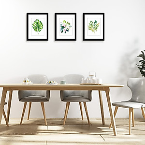 Golden State Art, 9x12 Picture Frame - Black Solid Wood With Tempered Glass - Display Pictures 6X8 with Mat or 9X12 Without Mat - Wall Hanging Photo Frame, 1 Pack