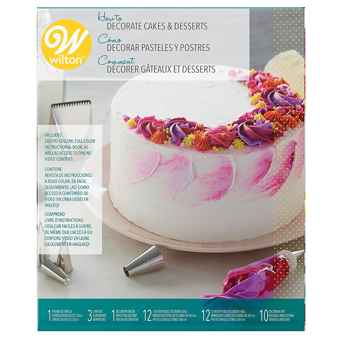 Wilton Decorate Cakes and Desserts Kit, 2, White