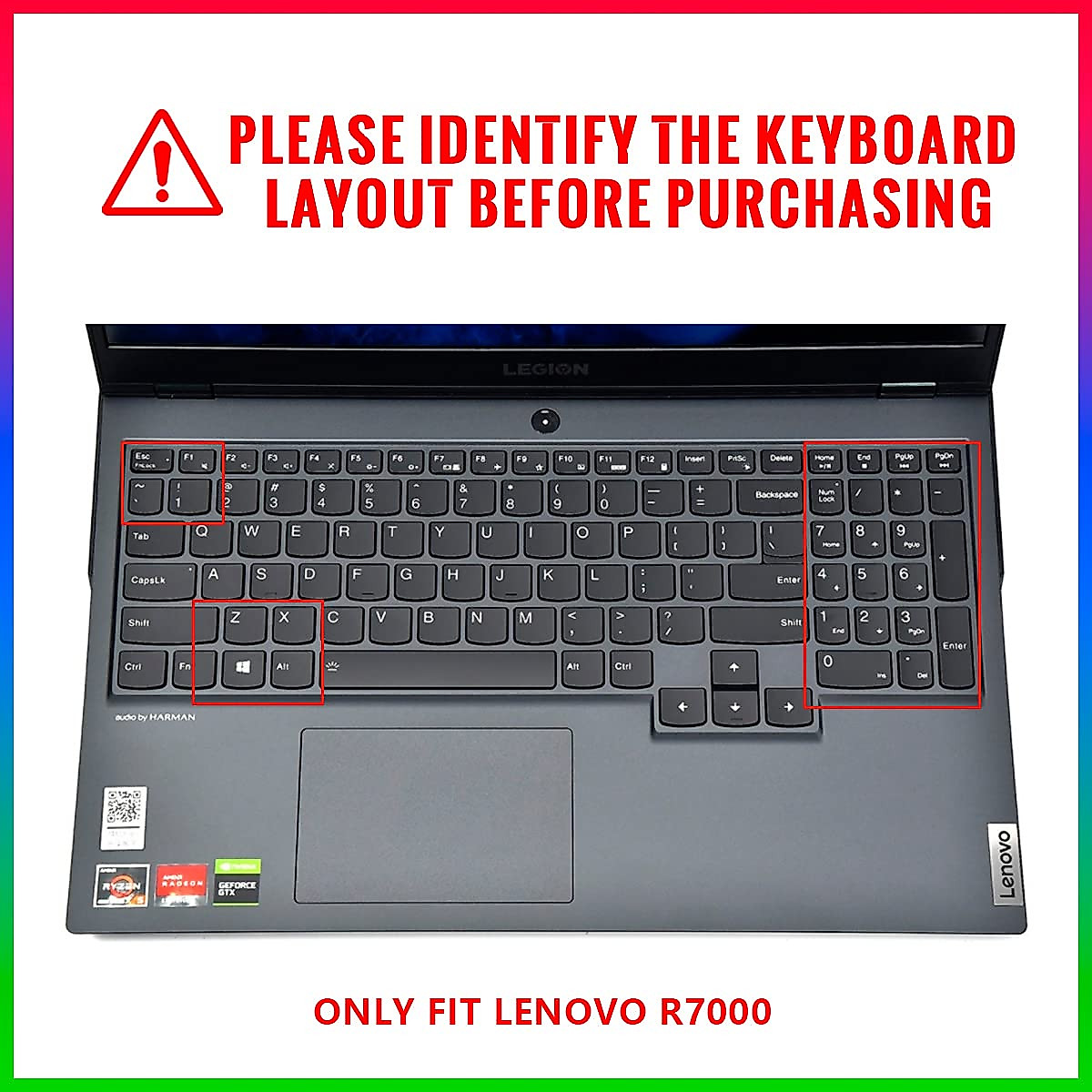 WYGCH Silicone Keyboard Cover for Lenovo Legion 5 Keyboard Cover/for Lenovo Legion 5 Series Legion 5 5i 5p 5pi 15.6" and 17.3 Inch Gaming Laptop/for Legion Keyboard Skin Protector-Pink Sweet Heart