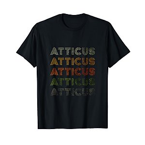 Love Heart Atticus Tee Grunge/Vintage Style Black Atticus T-Shirt