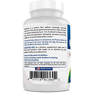 Best Naturals Melatonin 10mg (Non-GMO) Tablets - Helps Promote Relaxation & Sleep - 120 Count