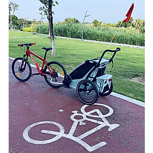 Bike Trailer Hitch Compatible with Thule Chariot Cross Sports Courier Coaster Cadence Stroller Axle Mount Hitch Cup