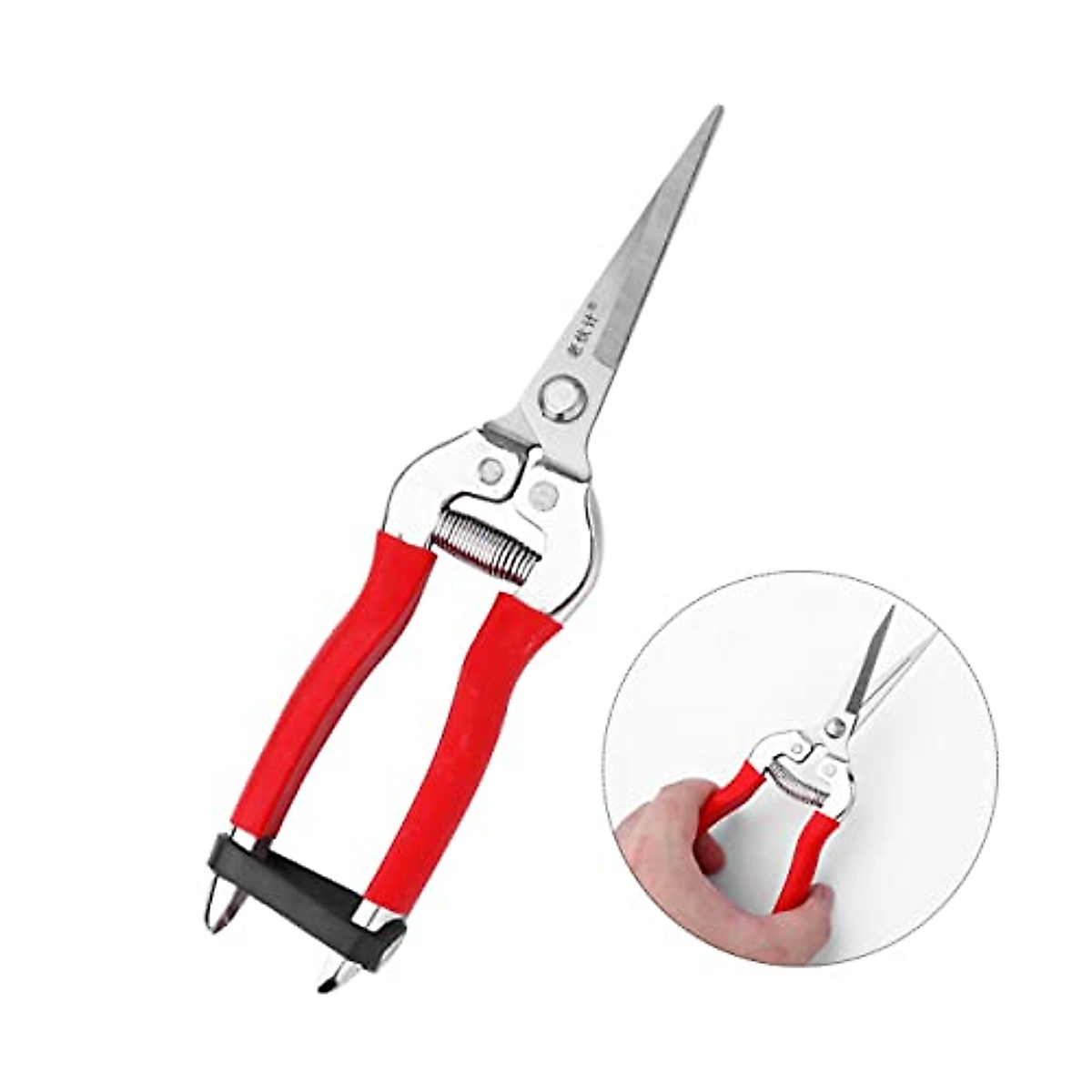 TEHAUX 2pcs Gardening Shears Multipurpose Tool Left Right Hand Scissors Pruning Shears Pruning Secateurs Scisors Tools Flowers Plants Grafting Tool Fruit Tree Clippers Stainless Steel