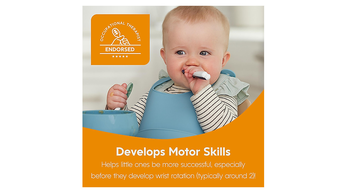 NumNum Baby Spoons Set for Self-Feeding | Ideal for 6+ Months