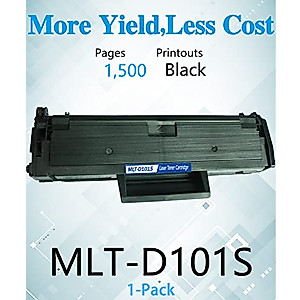 MM MUCH & MORE Compatible Toner Cartridge Replacement for Samsung 101S D101S MLT-D101S Used with SF-760P ML-2160 ML-2165 ML-2165W SCX-3400 SCX-3400F SCX-3400FW SCX-3405 SCX-3405FW Printer (1-Pack)