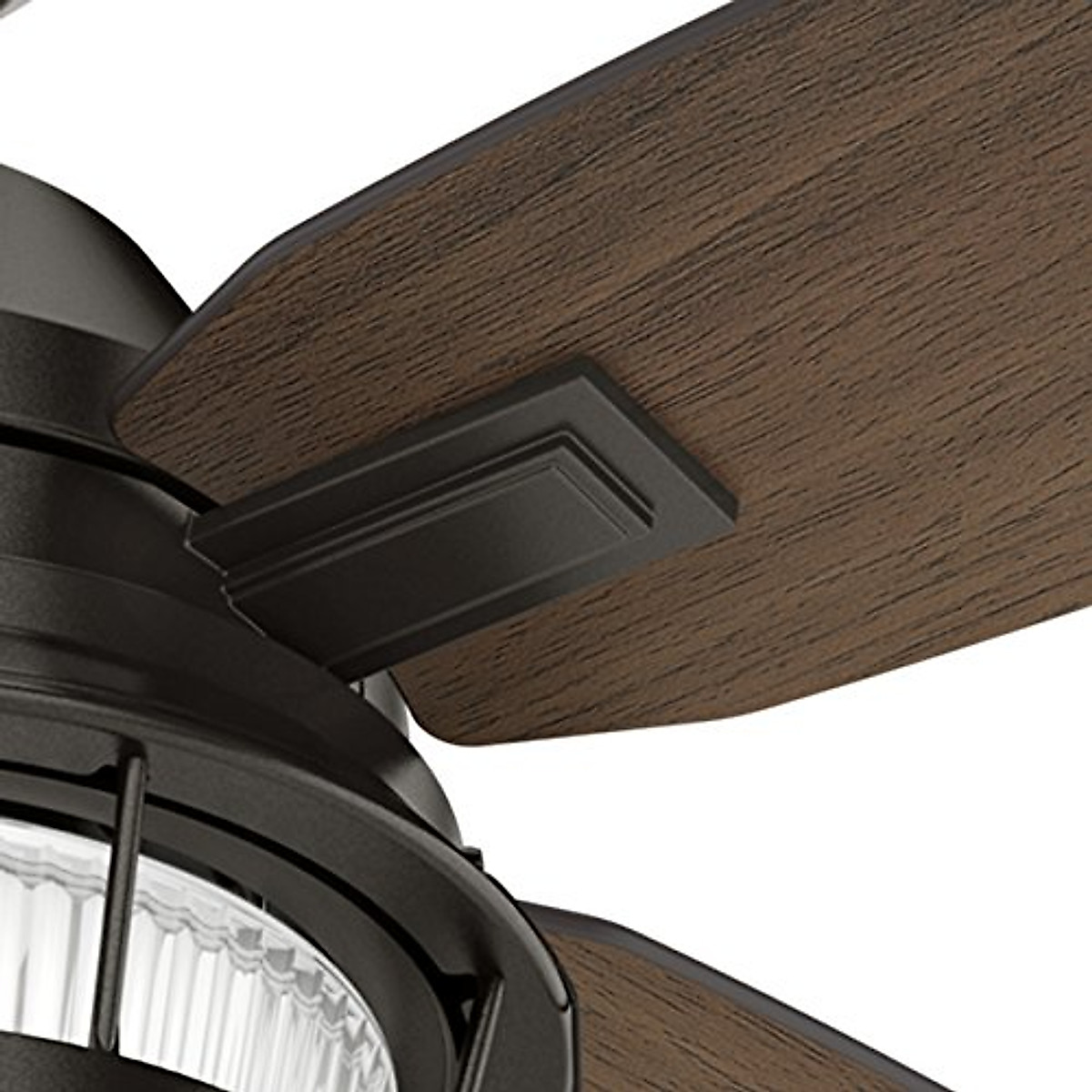Hunter 52 inch. Outdoor Ceiling Fan in Noble Bronze with LED Light kit (Renewed)