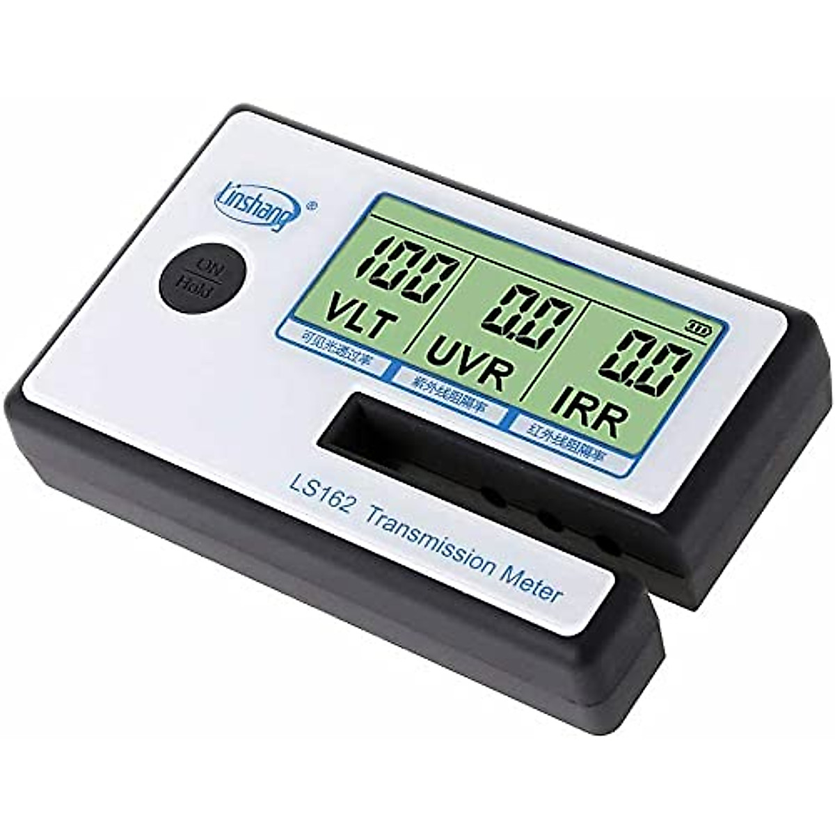 RockRose Portable Solar Tester Meter, Car Window Tint Solar Film Car Transmission Meter Filmed Glass Tester UV IR Rejection Meter Spectrum Tester IR 950nm UV 365nm VR 550nm