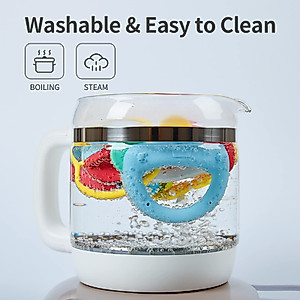 Eners 16 Pcs Baby Rattle Teethings Toys, Grab and Spin Baby Rattles, Teethers for Babies 0-3-6-12 Months, Infant Shaker with Storage Box