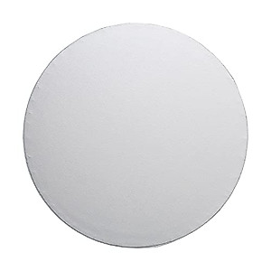 MOVINGSHOOT Spec101 Round Cake Drums, 12 Inch - 12pk White Cake Drum Boards with 1/2-Inch Thick Smooth-Edges