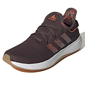 adidas Women's Cloudfoam Pure Sportswear Sneakers, Shadow Brown/Shadow Brown/Gum, 9