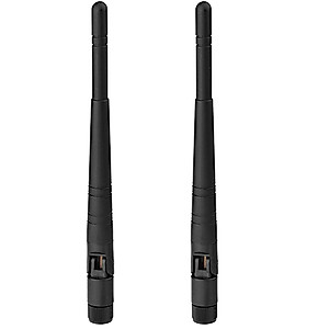 Eightwood 2.4GHz WiFi Antenna 5dBi RP-SMA Antenna 2pcs for WiFi Router PCI PCIe Network Card Wireless Range Extender