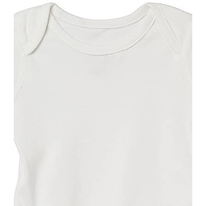 Moon and Back Kid's 3 Pack Short Sleeve Bodysuit Shirt, White, 12-18 months