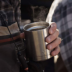 YETI Rambler 10 oz Lowball, Vacuum Insulated, Stainless Steel with Standard Lid, Stainless