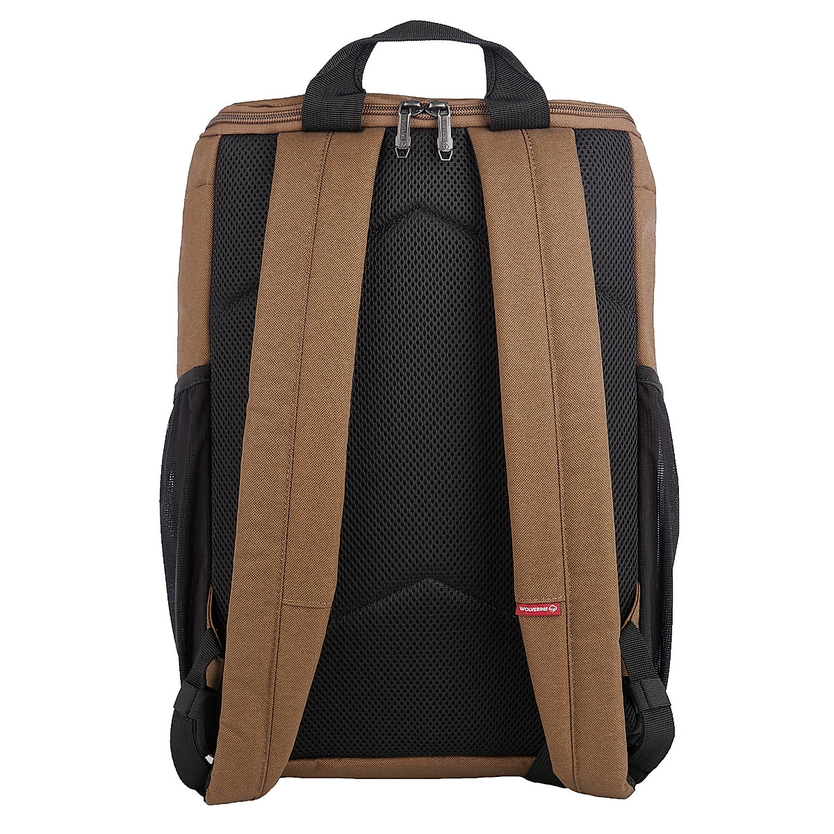 WOLVERINE Lightweight, Water Resistant Rugged Laptop Backpack for Travel or Work, Top Loader-Chestnut, 25L