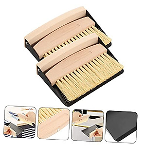 Kisangel 6 Sets Small Desktop Broom car Cleaning goo Multi Function Cleaning Brush Multi Functional Cleaning Brush car Broom car Cleaning car Vent Cleaner Mini Iron dust Collector
