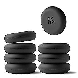 Greater Goods, Silicone Magnets, Onyx Black/Food Safe Silicone, Magnets for use with Sous Vide Machine, Sous Vide Magnets, Food Safe Magnets for Sous Vide Cooker, 8/Pack, Designed in St. Louis