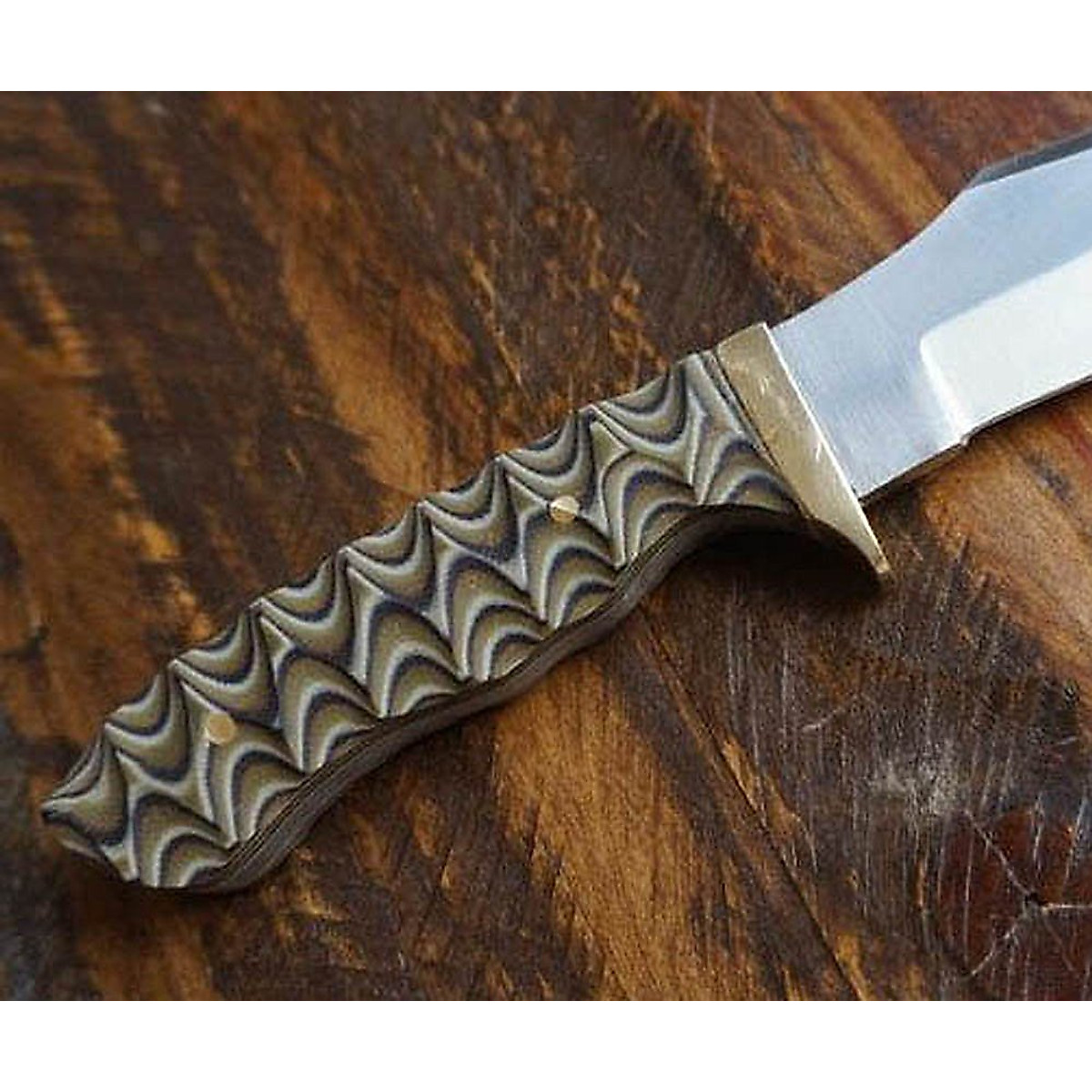 Whole Earth Supply G-10 G10 Camo (Black, Brown, Green, Tan) Quality Handle Scales Knives Guns Grips 5in Knife Making Camoflauge Hunting Set Pair