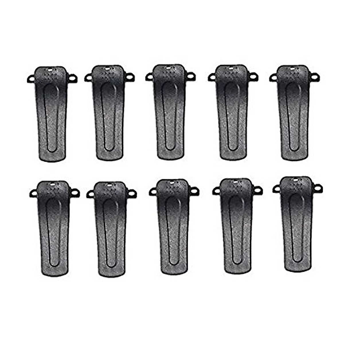 Set of 10 Replacement Radio Belt Clip Clamp Clinch Hook Bracket for Baofeng Two Way Radio H777 BF-666S BF-777S BF-888S BF-999S