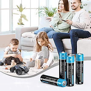 AAA Batteries Long Lasting 1.5V Triple Alkaline Batteries All-Purpose Battery for Household and Business - 16 Count