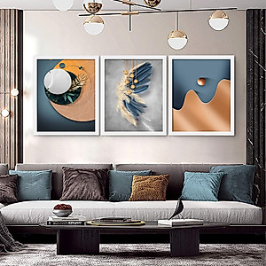 YMOND 16x20 Frame White - Wall Mounting Wooden Picture Frames 16x20 Set of 3, Decorate 16 by 20 Picture Frame for Wall