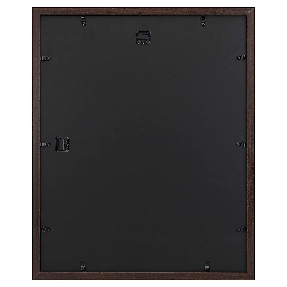 Golden State Art, 16x20 Picture Frames with Mat for 11x14 or 16x20 Picture Collage Gallery Wall Frame with Real Glass, Brown, 2 Pack