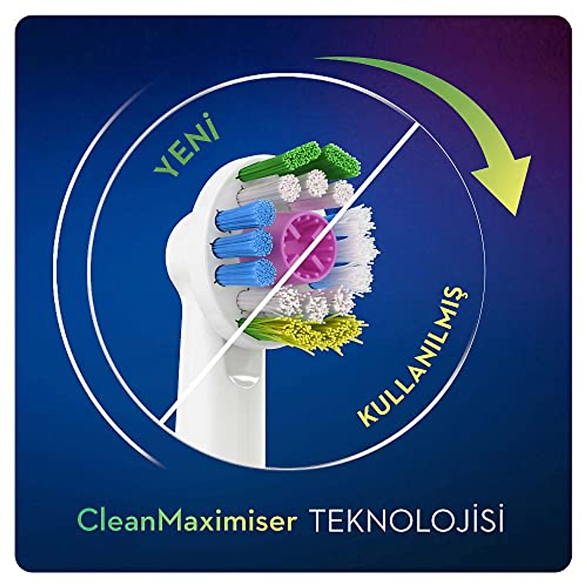 Oral-B Braun 3D White Electric Toothbrush Replacement Head - 2 Refill Brushes