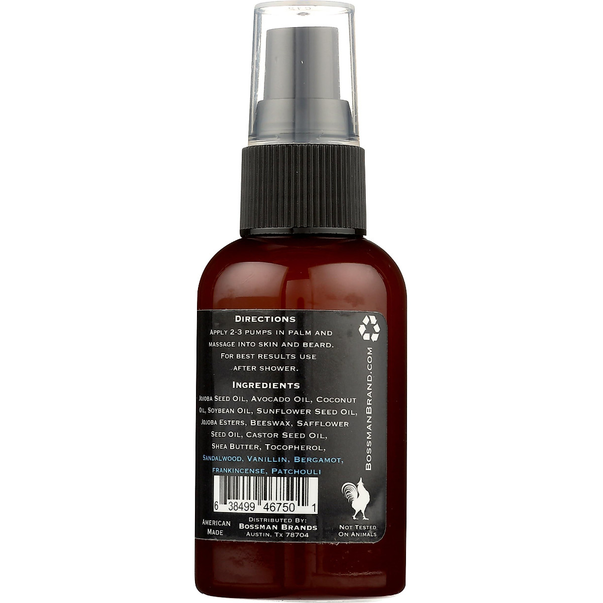 Bossman Brands Beard Oil 1oz All Natural Oils with Essential Oil Scent- Magic