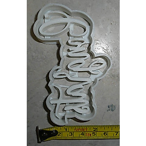 CONGRATS CONGRATULATIONS WORD FANCY WRITING GOOD WISHES COOKIE CUTTER MADE IN USA PR2515