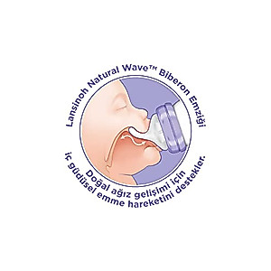 Lansinoh Momma Breastmilk Feeding Bottle with NaturalWave Slow Flow Nipple, 5 Ounces (Pack of 2)