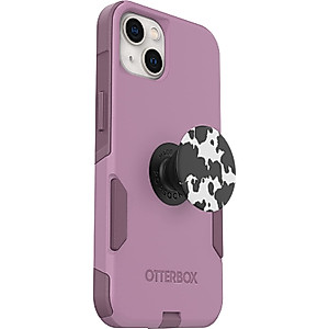 Bundle: OtterBox COMMUTER SERIES for iPhone 13 - (MAVEN WAY) + PopSockets PopGrip - (IT’S A MOOD)