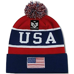 Rapiddominance Rapid Dominance Beanie, USA, NVY/Red, Navy Red