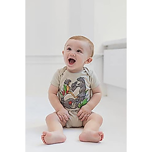 Disney Classics 101 Dalmatians Dumbo Peter Pan Pinocchio Baby Boys 5 Pack Bodysuit 3-6 Months