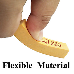 Baroque Fret Polishing Erasers with 180 & 400 & 1000 & 1500 & 2000 Grits Abrasive Rubber Blocks,Bass Guitar String Cleaner,Set of 5 Grits