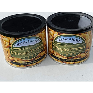 Salt and Pepper 10oz cans Gillespie's Peanuts grown on our family farm! sp (1)