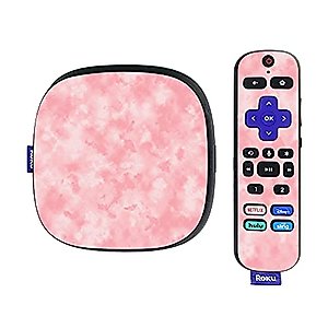 MightySkins Skin Compatible with Roku Ultra HDR 4K Streaming Media Player (2020) - Cotton Cloud | Protective, Durable, and Unique Vinyl Decal wrap Cover | Easy to Apply | Made in The USA