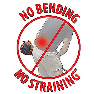 Good Vibrations Zero Gravity - Universal Weight Absorbing String Trimmer Strap with Bungee PRO-X System & Deluxe Comfort Shoulder Pad - Reliefs Body Tensions & Stabilizes Trimmer for Maximum Control