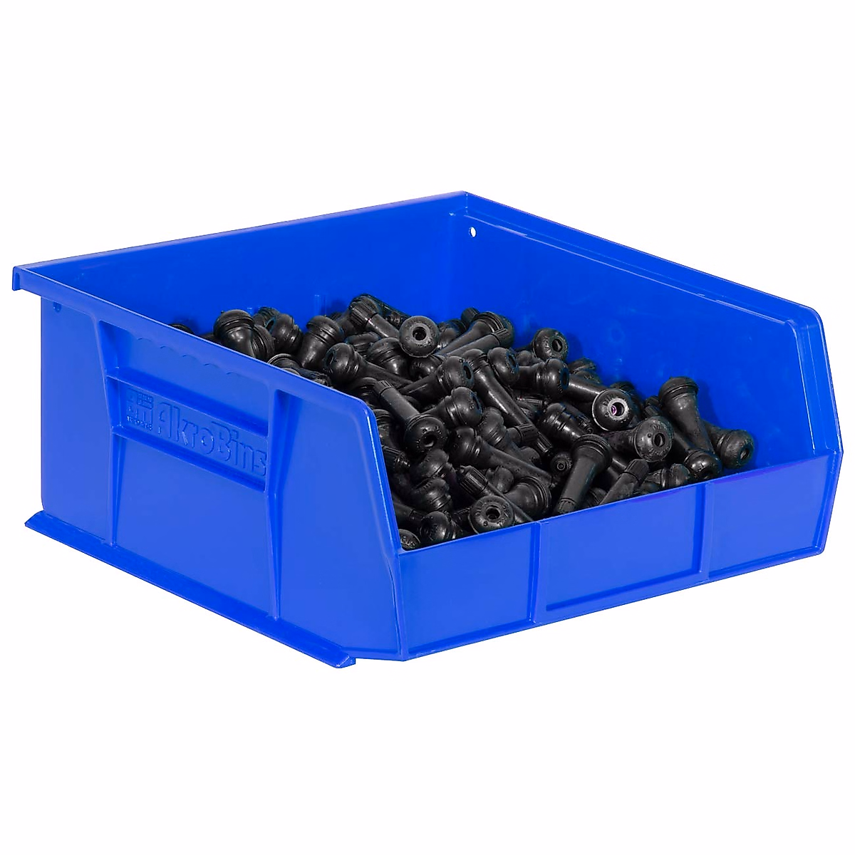 Akro-Mils Plastic Hanging Stackable Storage Bins Bundle - Blue (12-Pack + 6-Pack)