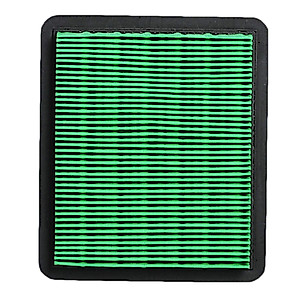 HIFROM 2set Air Filter Element Cleaner with Spark Plug Compatible with Honda EB2500C EU3000 EB3000 EB3000CK1 EM2500C EU3000iS EU3000iS1 Engine Lawn Mower 17211-ZS9-A02