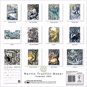 Martin Truefitt-Baker Wall Calendar 2024 (Art Calendar)