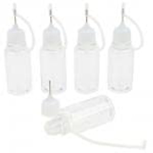 Needle Tip Glue Bottles, Empty Dropper Plastic Bottles Needle Tip Squeezable Liquid Bottle, Refillable Squeeze Tip Applicator(50ml)