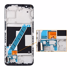 TFT for OnePlus 5T A5010 LCD Screen Replacement for OnePlus 5T A5010 LCD Display Touch Screen Digitizer Assembly Replacement with Repair Parts (Black with Frame)
