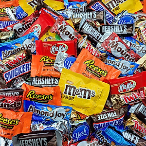 Ultimate Bulk Candy Assortment – 3 lbs of Assorted Mars & Hershey Chocolate Variety Pack – Individually Wrapped Fun Size Bulk Candy – Perfect Chocolate Mix for Pinata Fillers, Party Favors, Candy Dish Fillers, Basket Filler Candy, and More!