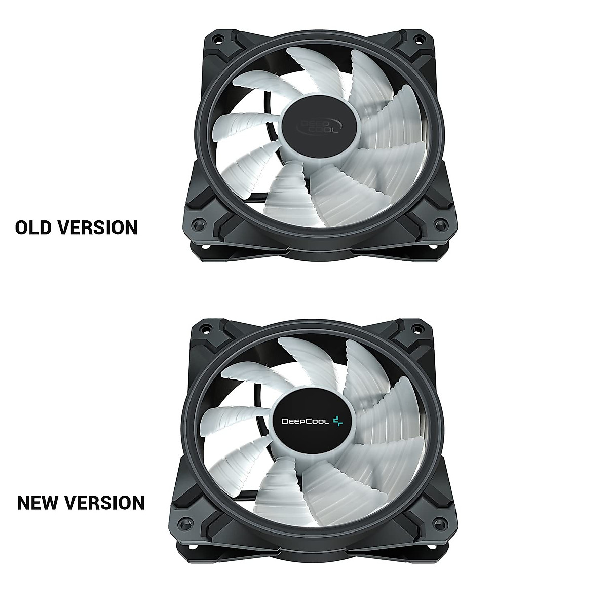 DeepCool CF120 Plus 3in1 PC Fans 3 Packs 120mm 1800RPM PWM Case Fans ARGB Aura SYNC 52.5CFM Computer Cooling Fans Quiet Under 28.8dB(A) High Performance for ATX/MATX PC Cases, Black